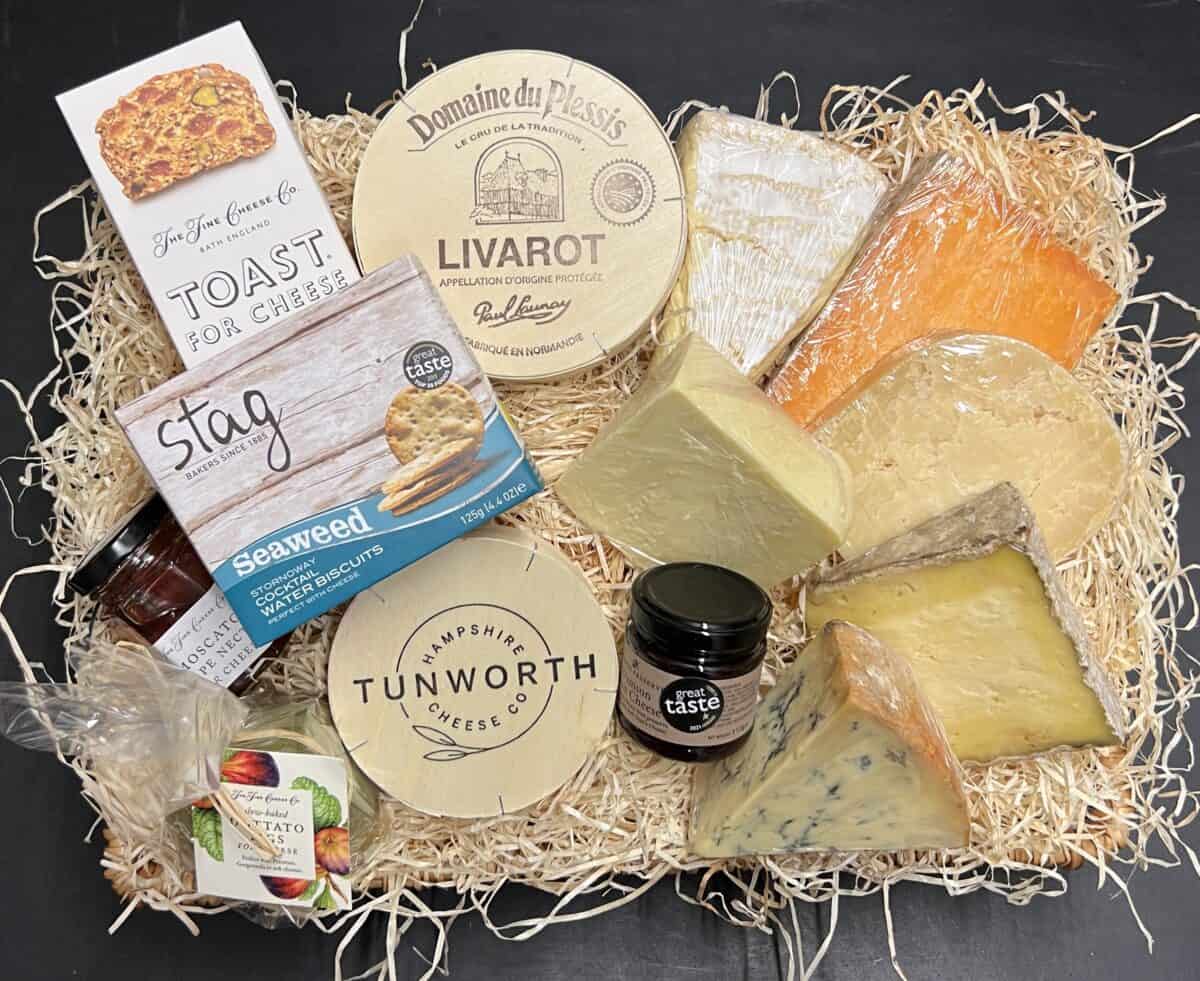 Buy The Speciality Cheese Hamper At The Cheeseboard of Harrogate